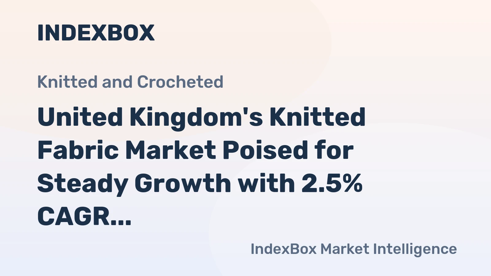 United Kingdom's Knitted Fabric Market Poised for Steady Growth with 2.5% CAGR