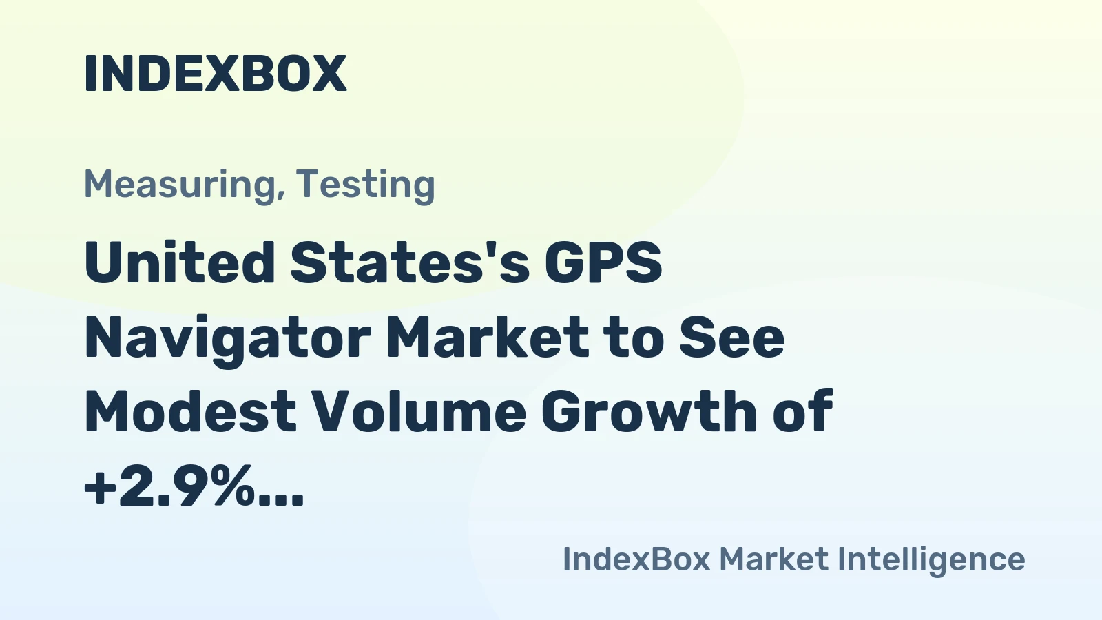 United States's GPS Navigator Market to See Modest Volume Growth of +2.9% and Sharp Value Decline of -12.3% by 2035