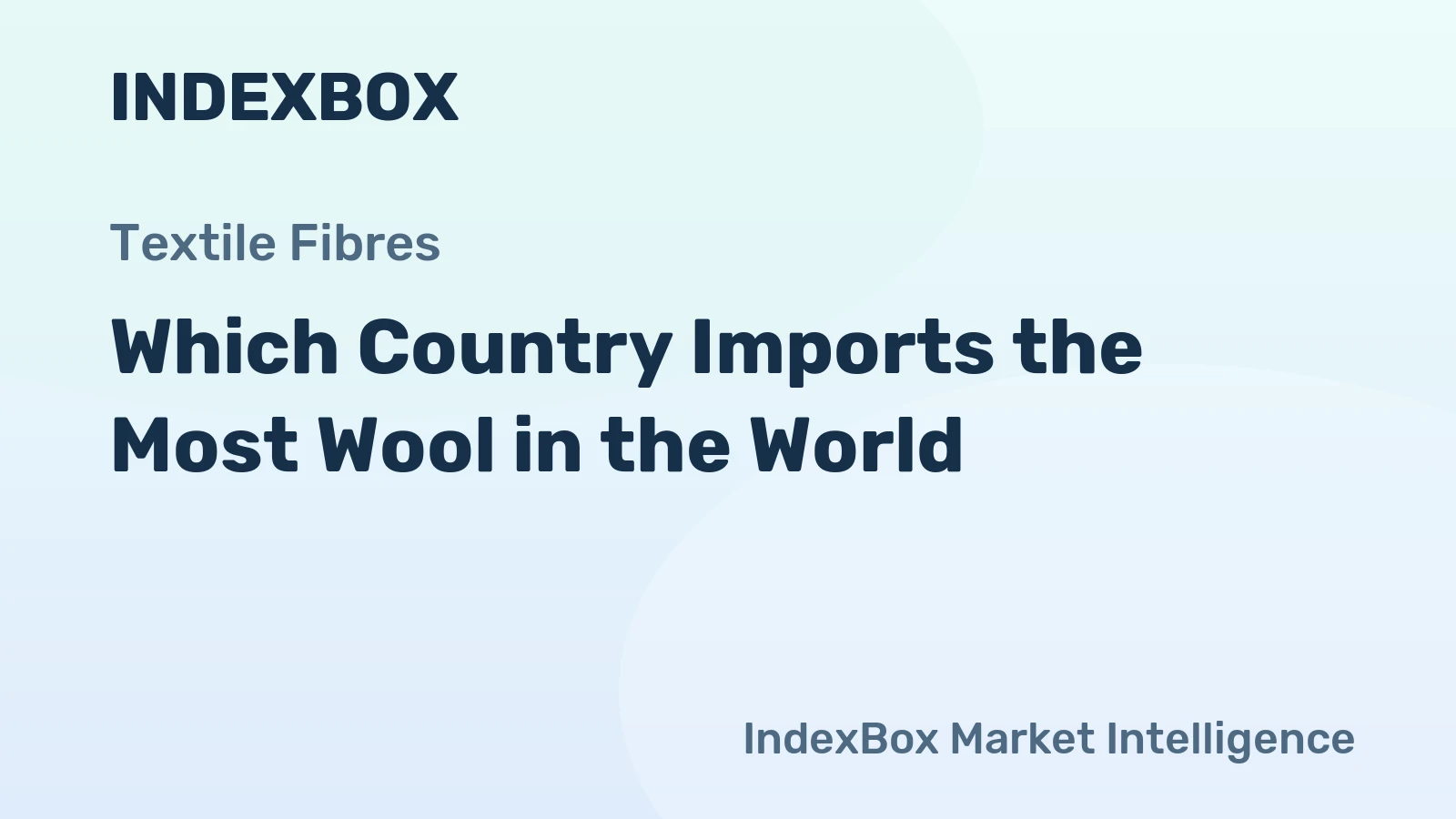 Which Country Imports the Most Wool in the World?