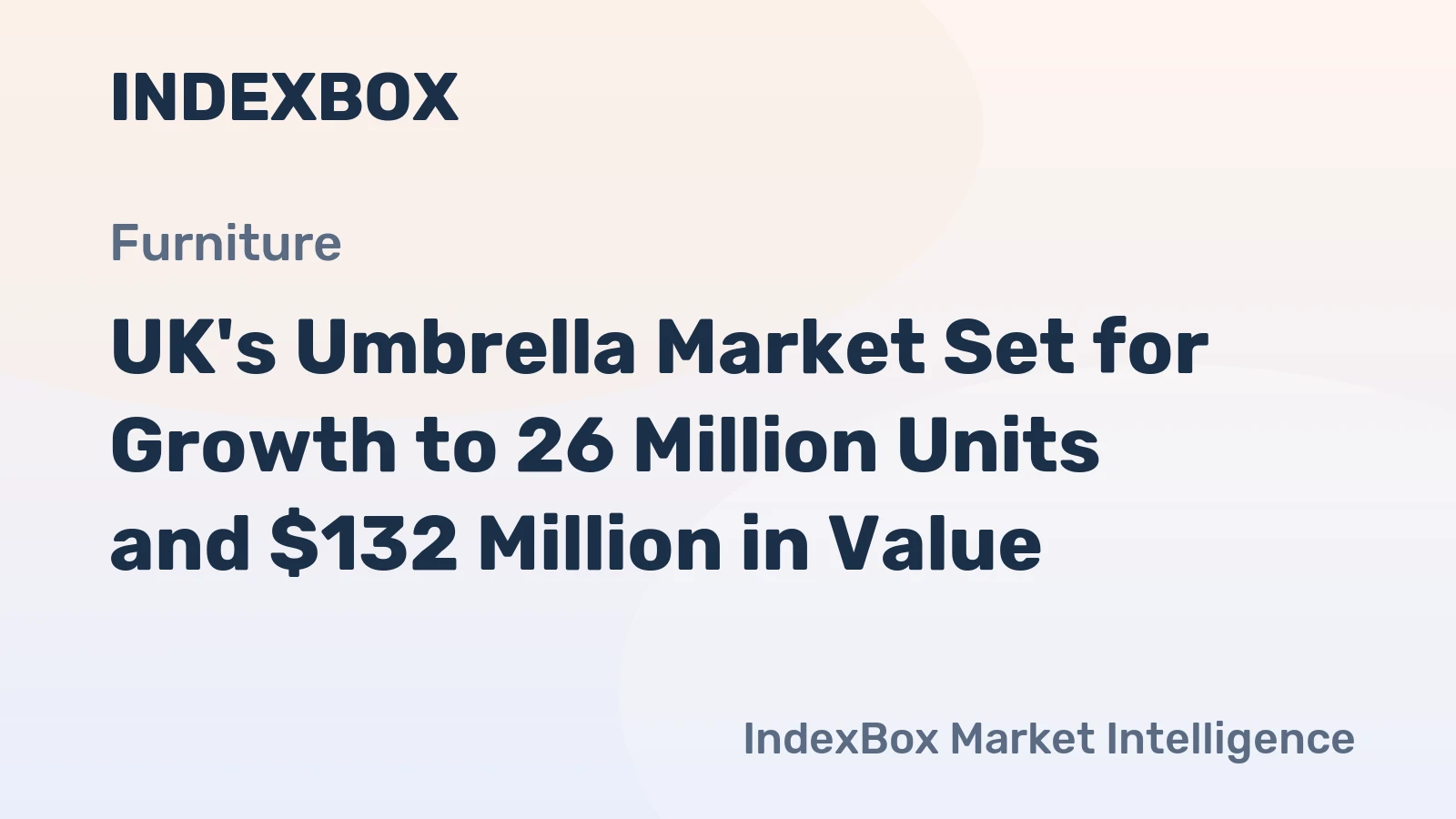 UK's Umbrella Market Set for Growth to 26 Million Units and $132 Million in Value