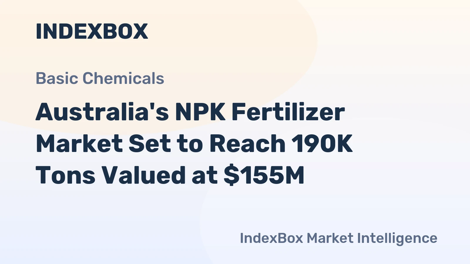 Australia's NPK Fertilizer Market Set to Reach 190K Tons Valued at $155M