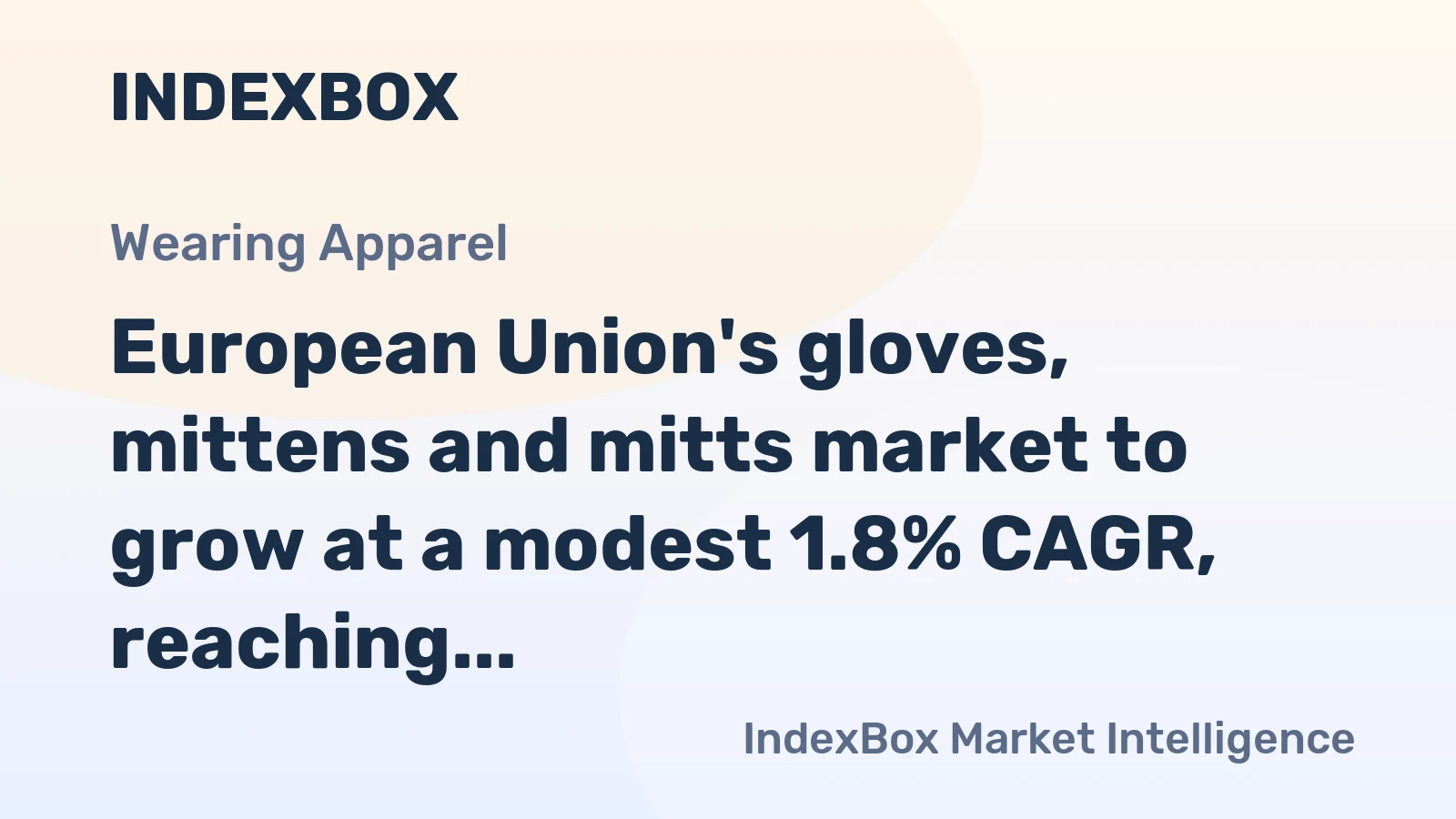 European Union's gloves, mittens and mitts market to grow at a modest 1.8% CAGR, reaching $1.5B by 2035.