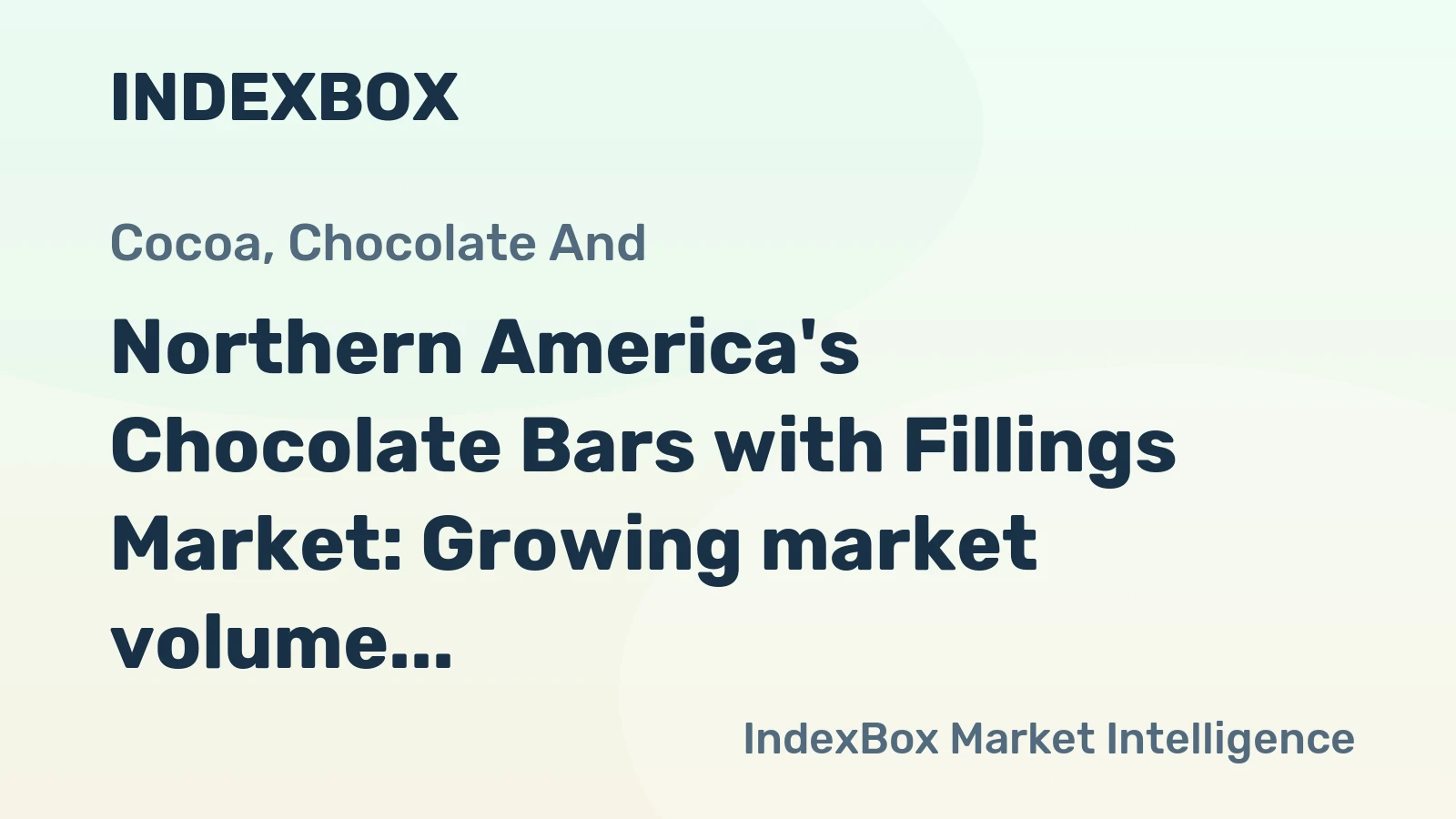 Northern America's Chocolate Bars with Fillings Market: Growing market volume reaching 1.2M tons and market value hitting $7.9B by 2035