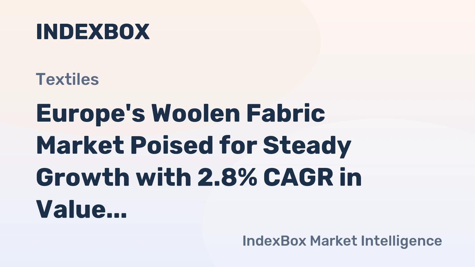 Europe's Woolen Fabric Market Poised for Steady Growth with 2.8% CAGR in Value Through 2035