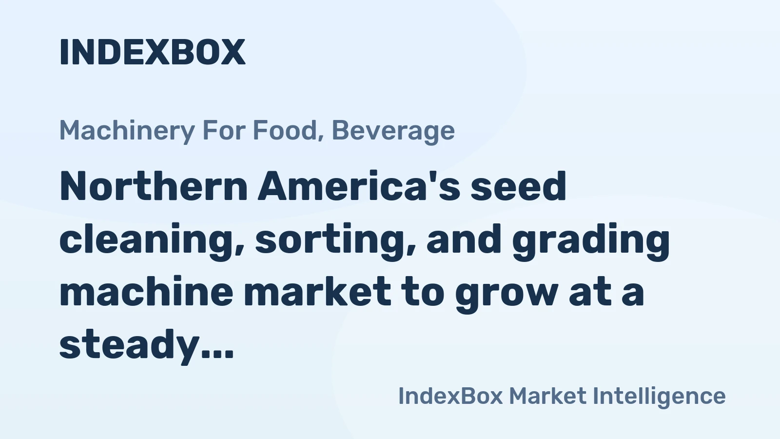 Northern America's seed cleaning, sorting, and grading machine market to grow at a steady 1.6% CAGR, reaching $1B by 2035.