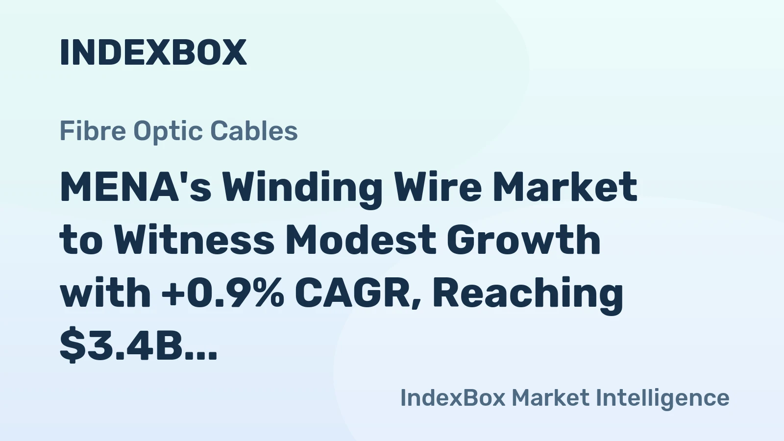 MENA's Winding Wire Market to Witness Modest Growth with +0.9% CAGR, Reaching $3.4B by 2035