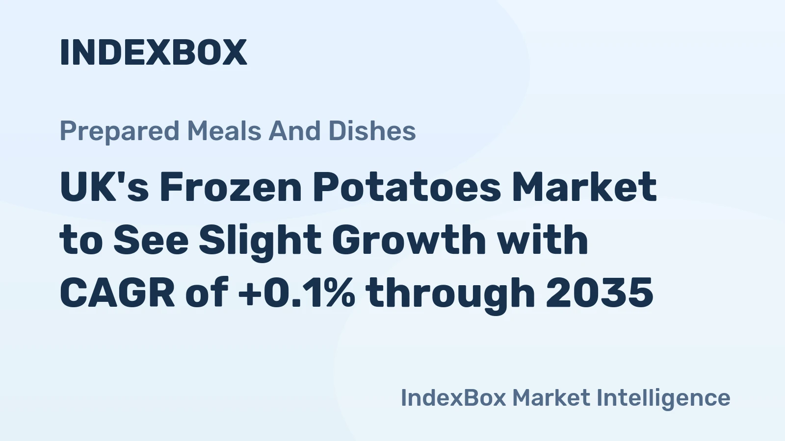 UK's Frozen Potatoes Market to See Slight Growth with CAGR of +0.1% through 2035