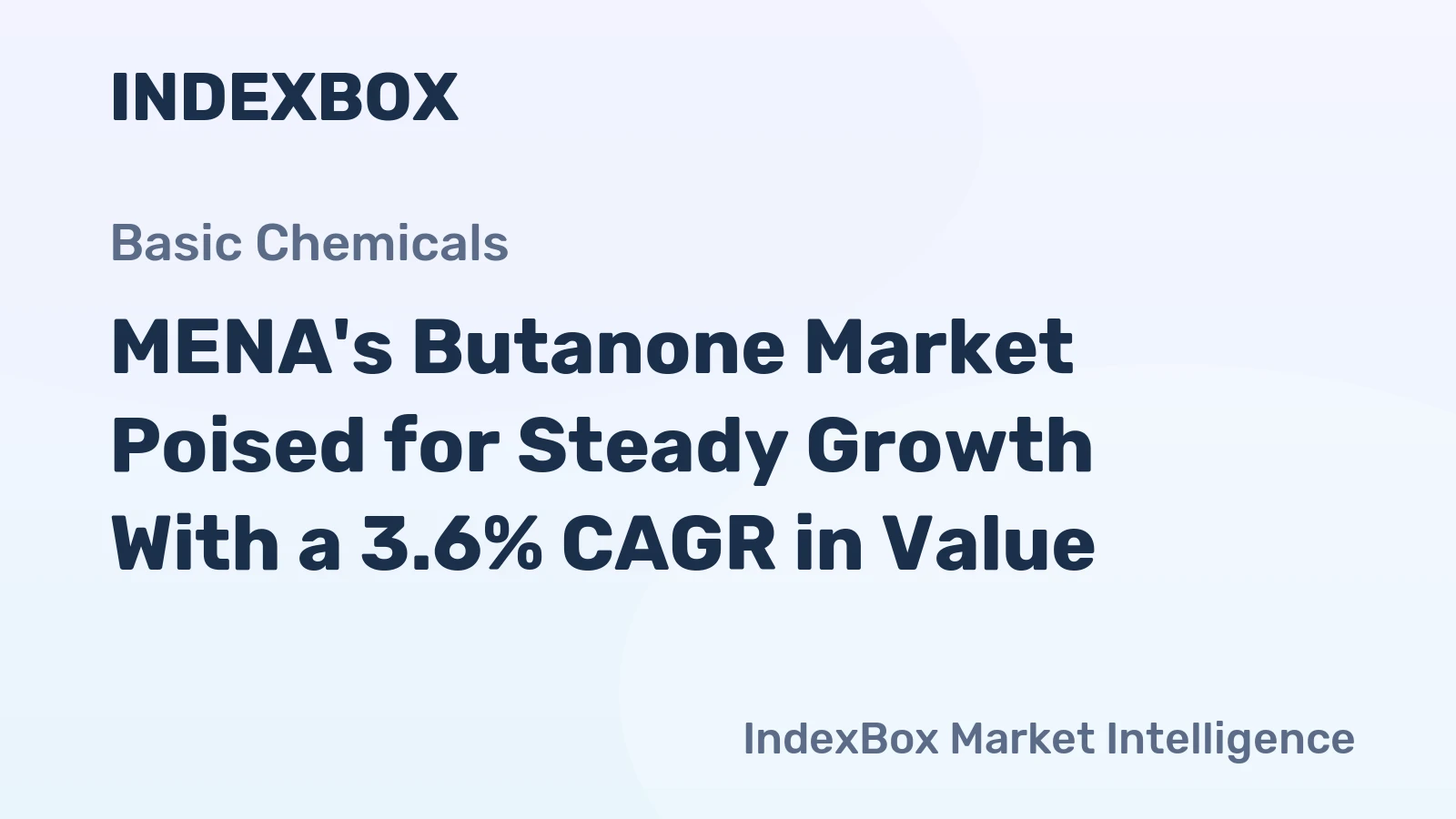 MENA's Butanone Market Poised for Steady Growth With a 3.6% CAGR in Value
