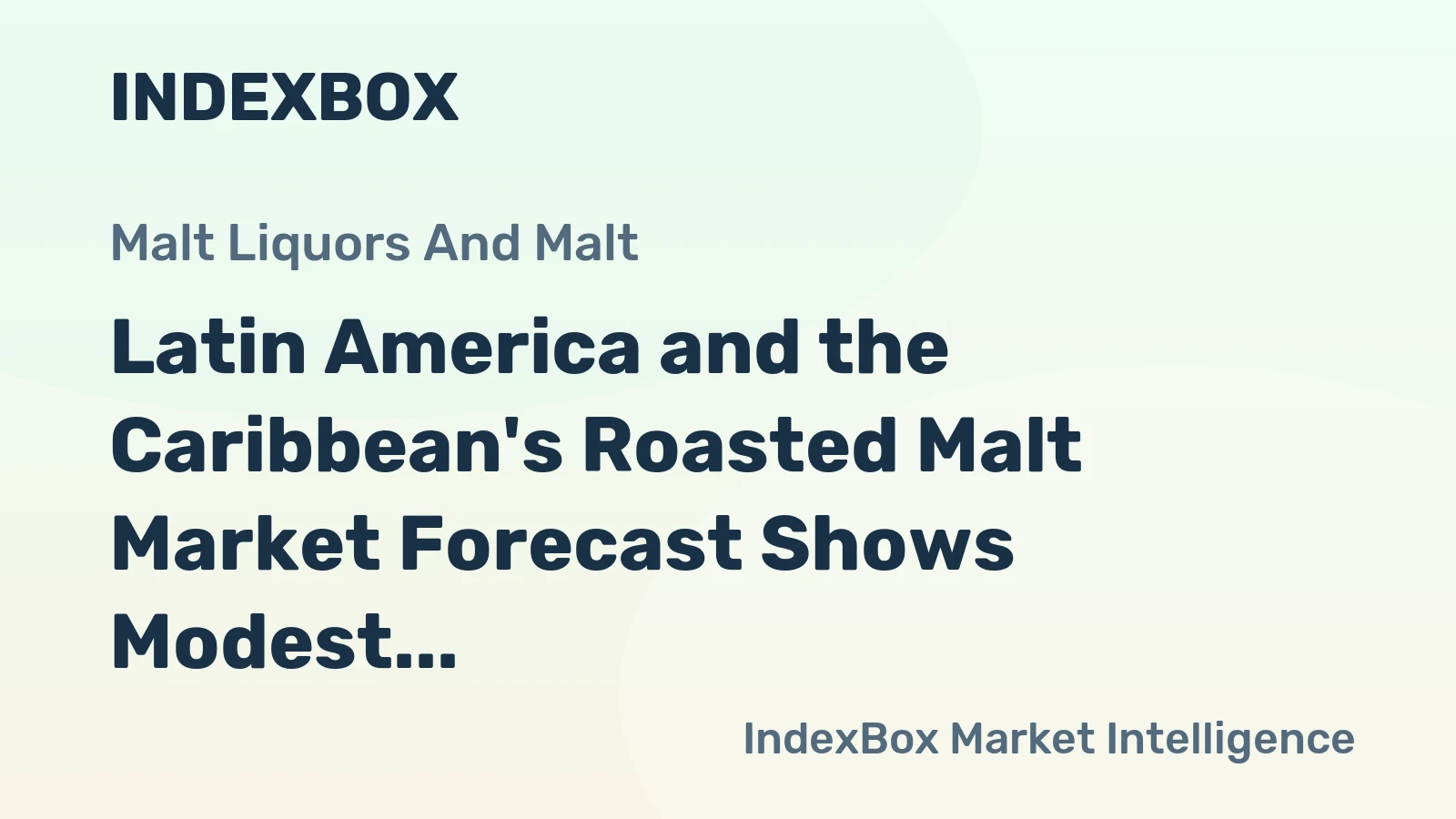 Latin America and the Caribbean's Roasted Malt Market Forecast Shows Modest Growth With +04% CAGR Through 2035