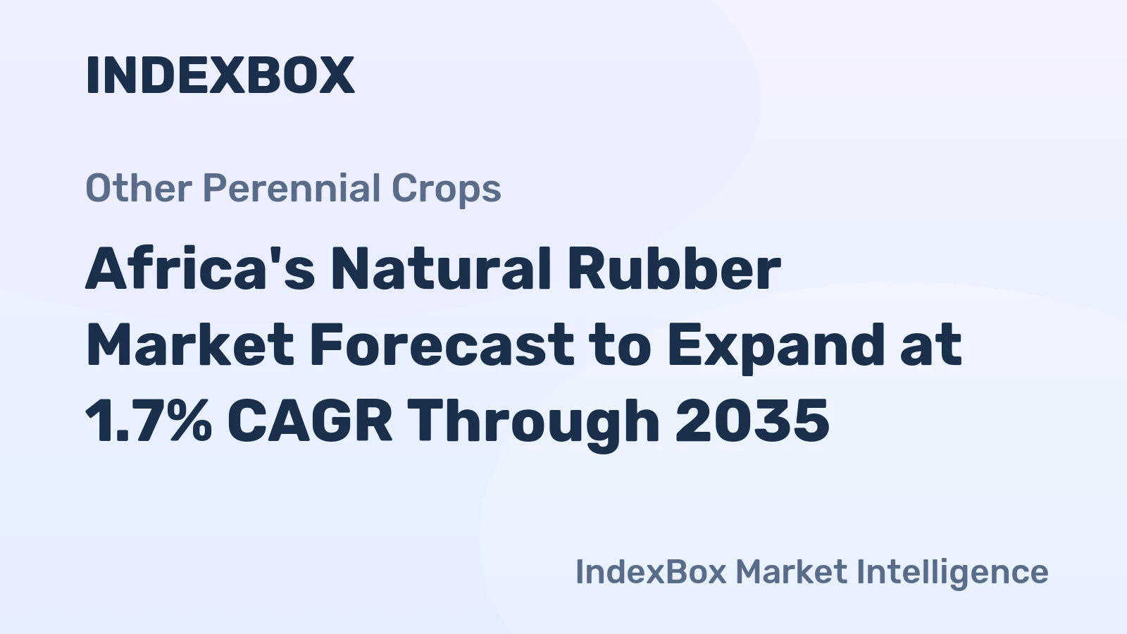 Africa's Natural Rubber Market Forecast to Expand at 1.7% CAGR Through 2035