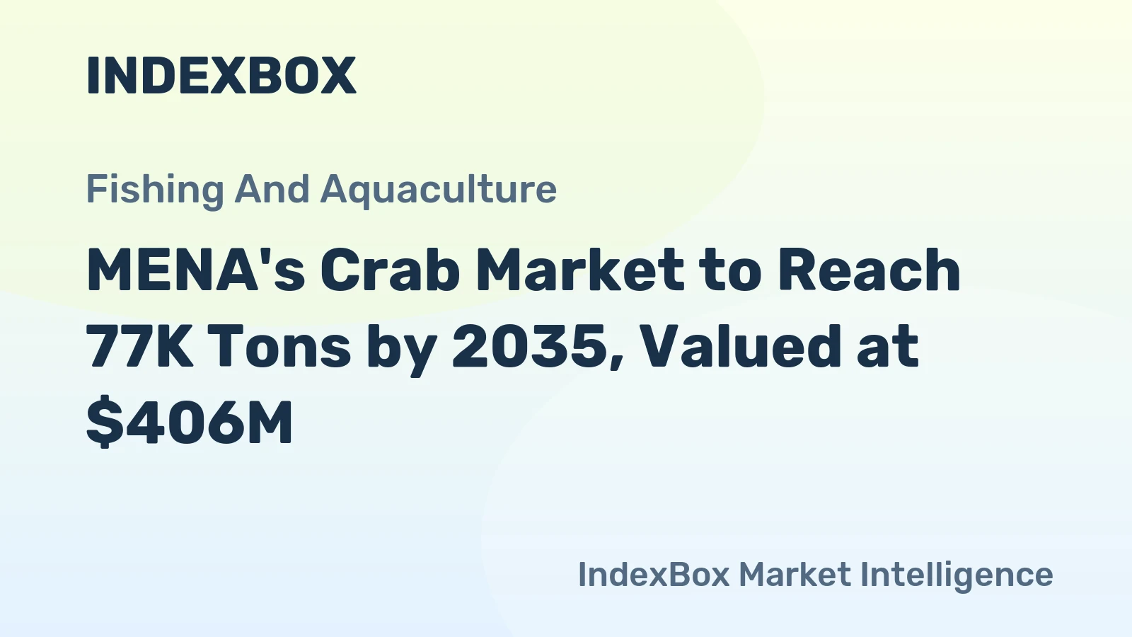 MENA's Crab Market to Reach 77K Tons by 2035, Valued at $406M