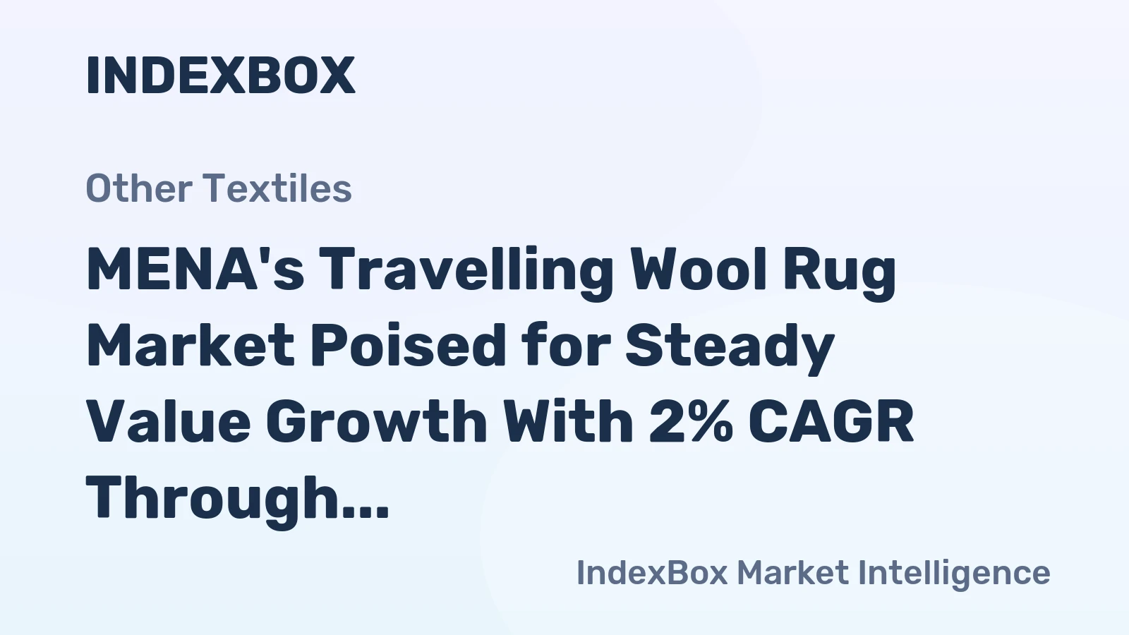MENA's Travelling Wool Rug Market Poised for Steady Value Growth With 2% CAGR Through 2035