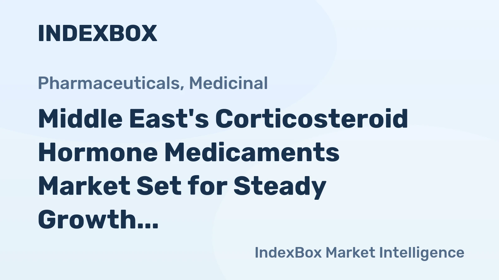 Middle East's Corticosteroid Hormone Medicaments Market Set for Steady Growth with 1.6% CAGR