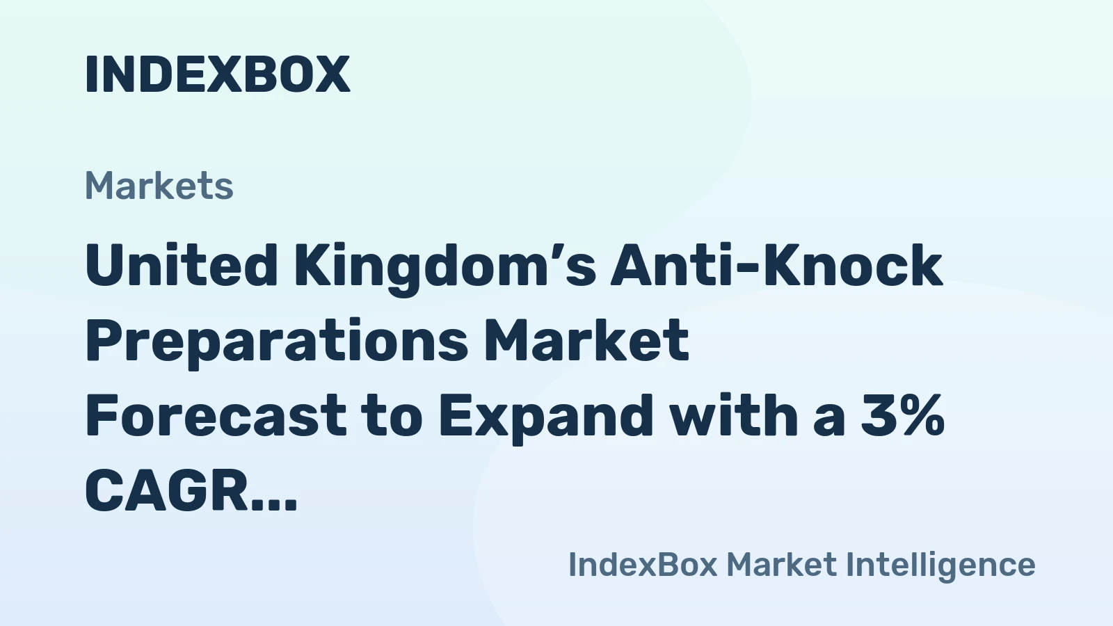 United Kingdom’s Anti-Knock Preparations Market Forecast to Expand with a 3% CAGR