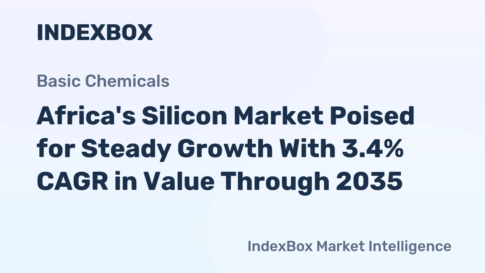 Africa's Silicon Market Poised for Steady Growth With 3.4% CAGR in Value Through 2035