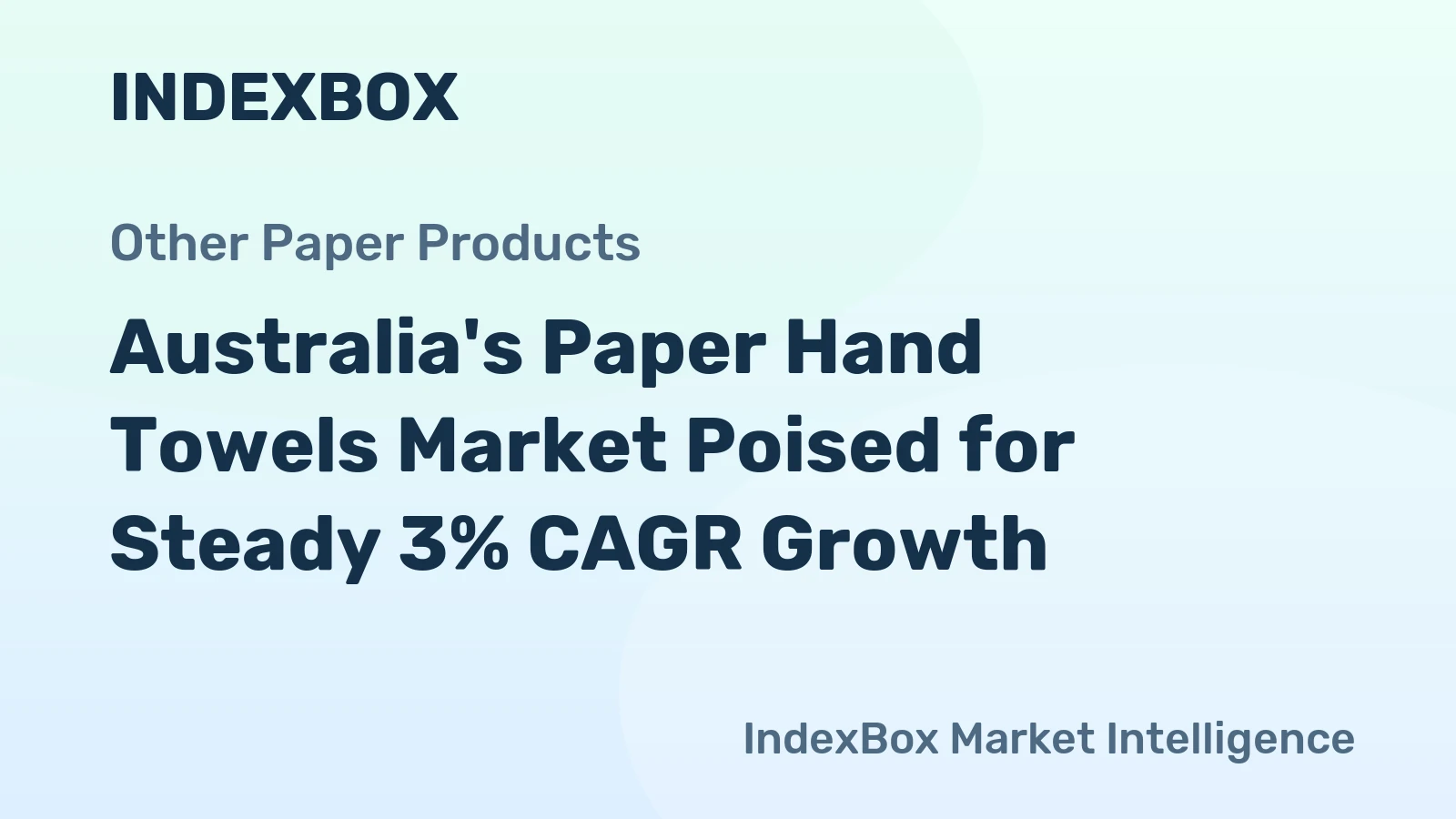 Australia's Paper Hand Towels Market Poised for Steady 3% CAGR Growth