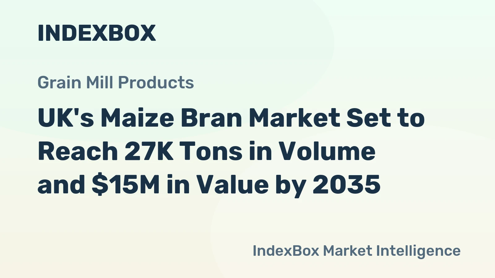 UK's Maize Bran Market Set to Reach 27K Tons in Volume and $15M in Value by 2035