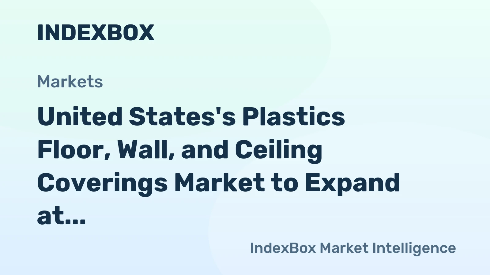 United States's Plastics Floor, Wall, and Ceiling Coverings Market to Expand at a Modest CAGR of +0.2% from 2024 to 2035
