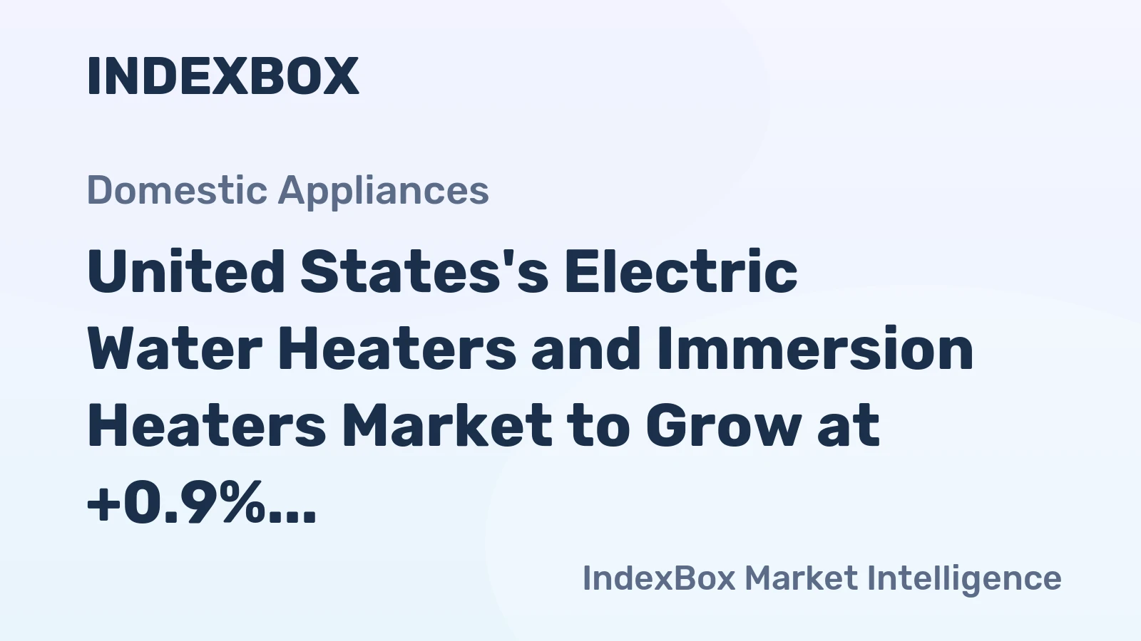United States's Electric Water Heaters and Immersion Heaters Market to Grow at +0.9% CAGR, Reaching 20M Units by 2035