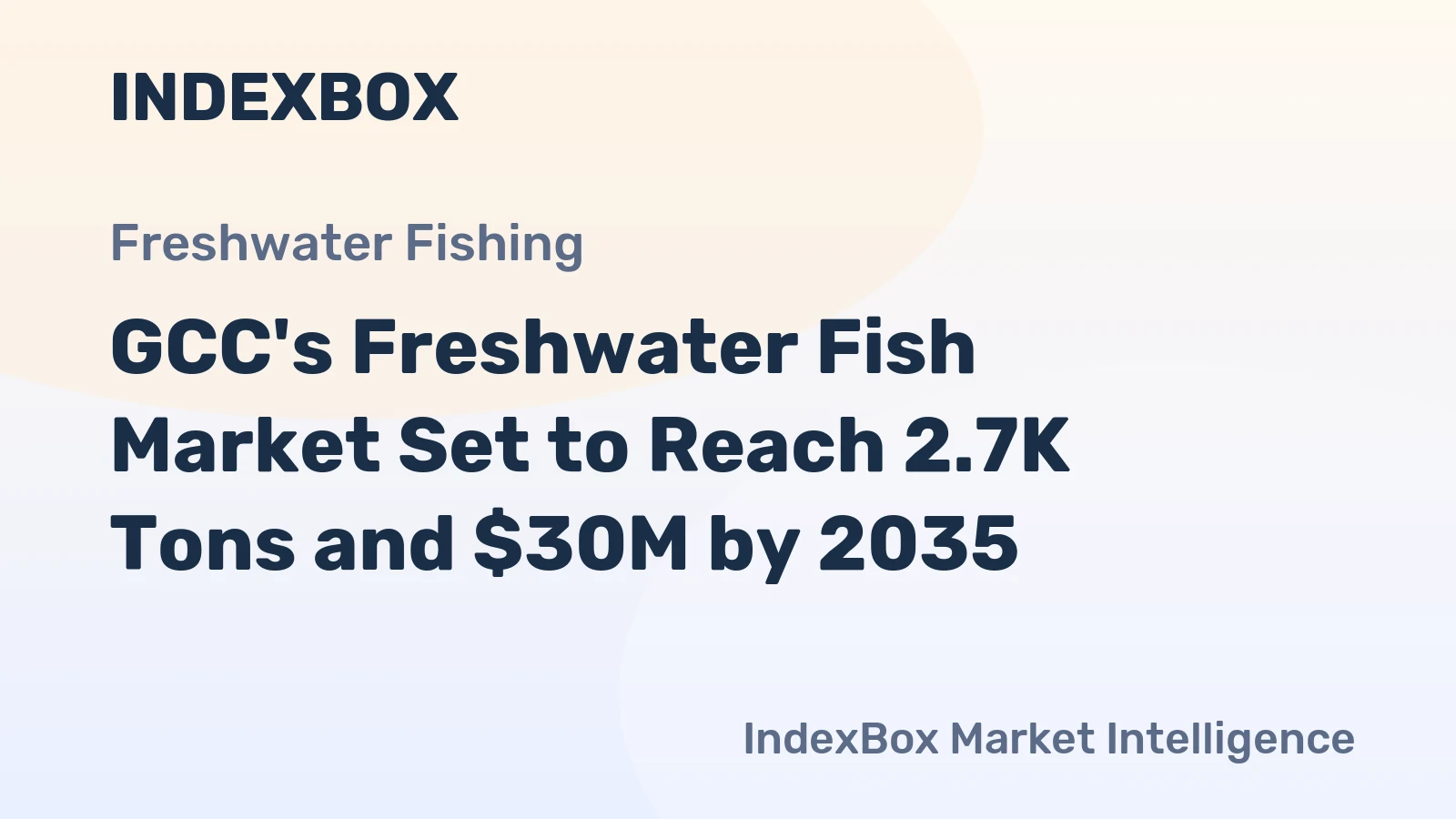 GCC's Freshwater Fish Market Set to Reach 2.7K Tons and $30M by 2035