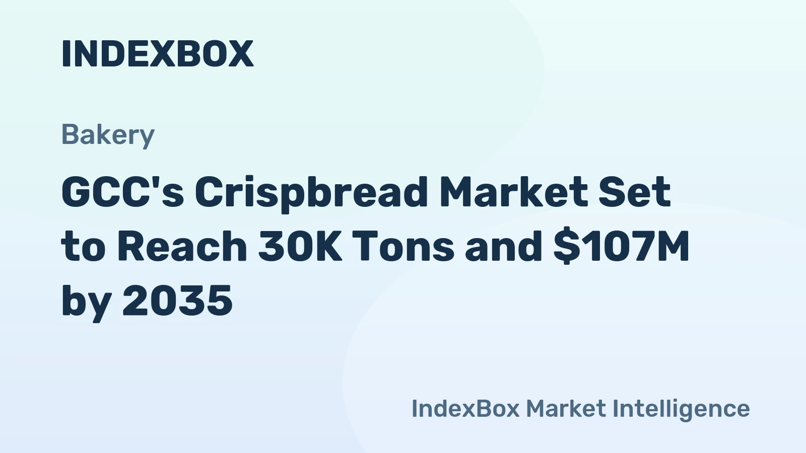 GCC's Crispbread Market Set to Reach 30K Tons and $107M by 2035