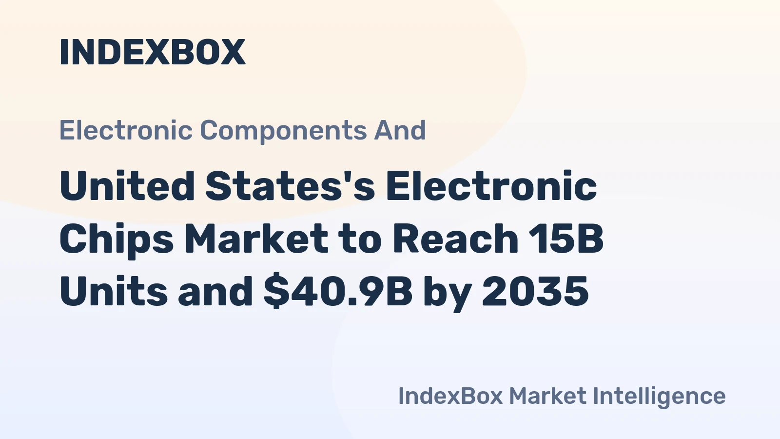 United States's Electronic Chips Market to Reach 15B Units and $40.9B by 2035