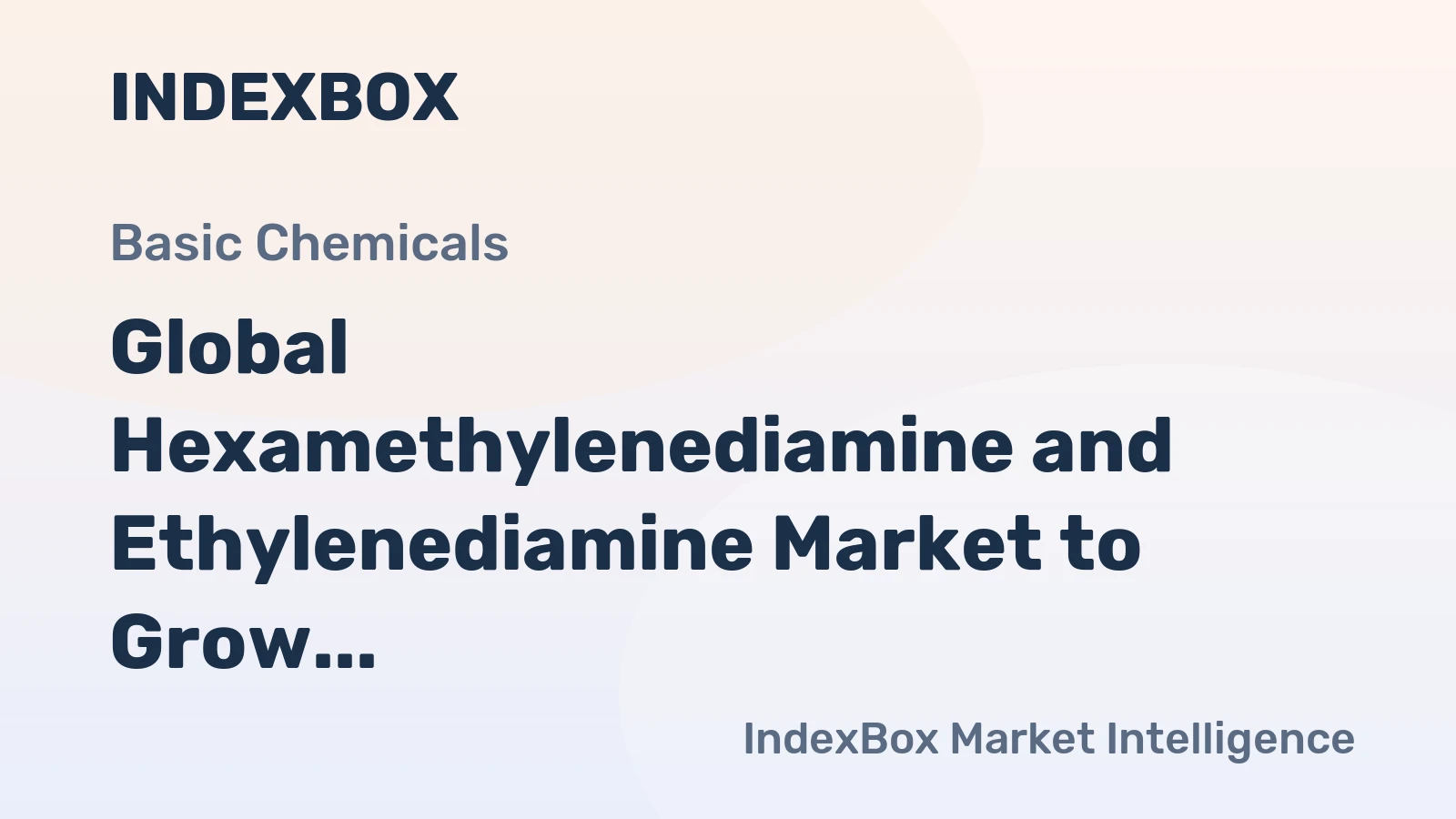 Global Hexamethylenediamine and Ethylenediamine Market to Grow at 0.4% CAGR Through 2035, Reaching $71.4B Value