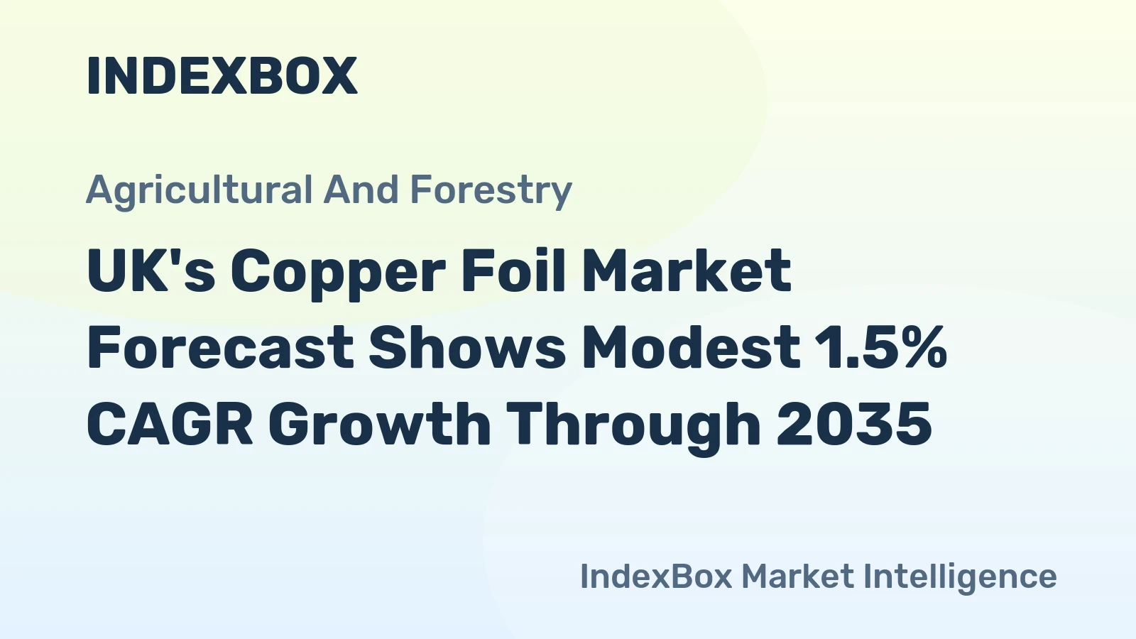 UK's Copper Foil Market Forecast Shows Modest 1.5% CAGR Growth Through 2035