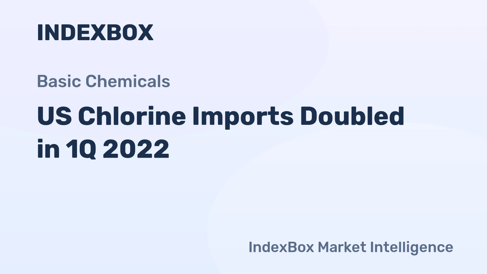 US Chlorine Imports Doubled in 1Q 2022