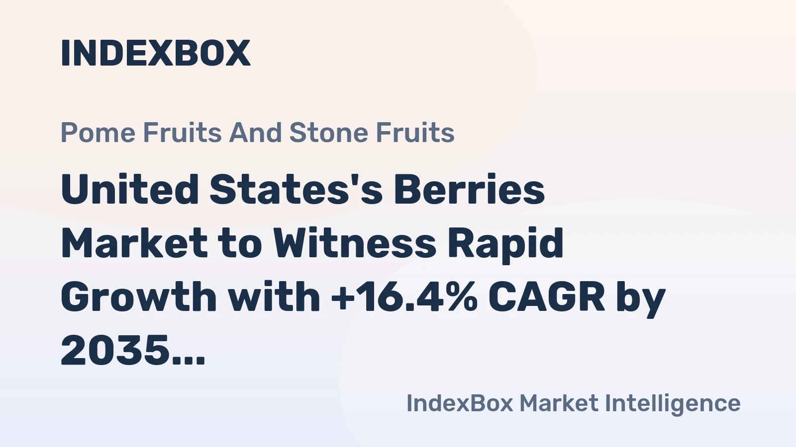 United States's Berries Market to Witness Rapid Growth with +16.4% CAGR by 2035