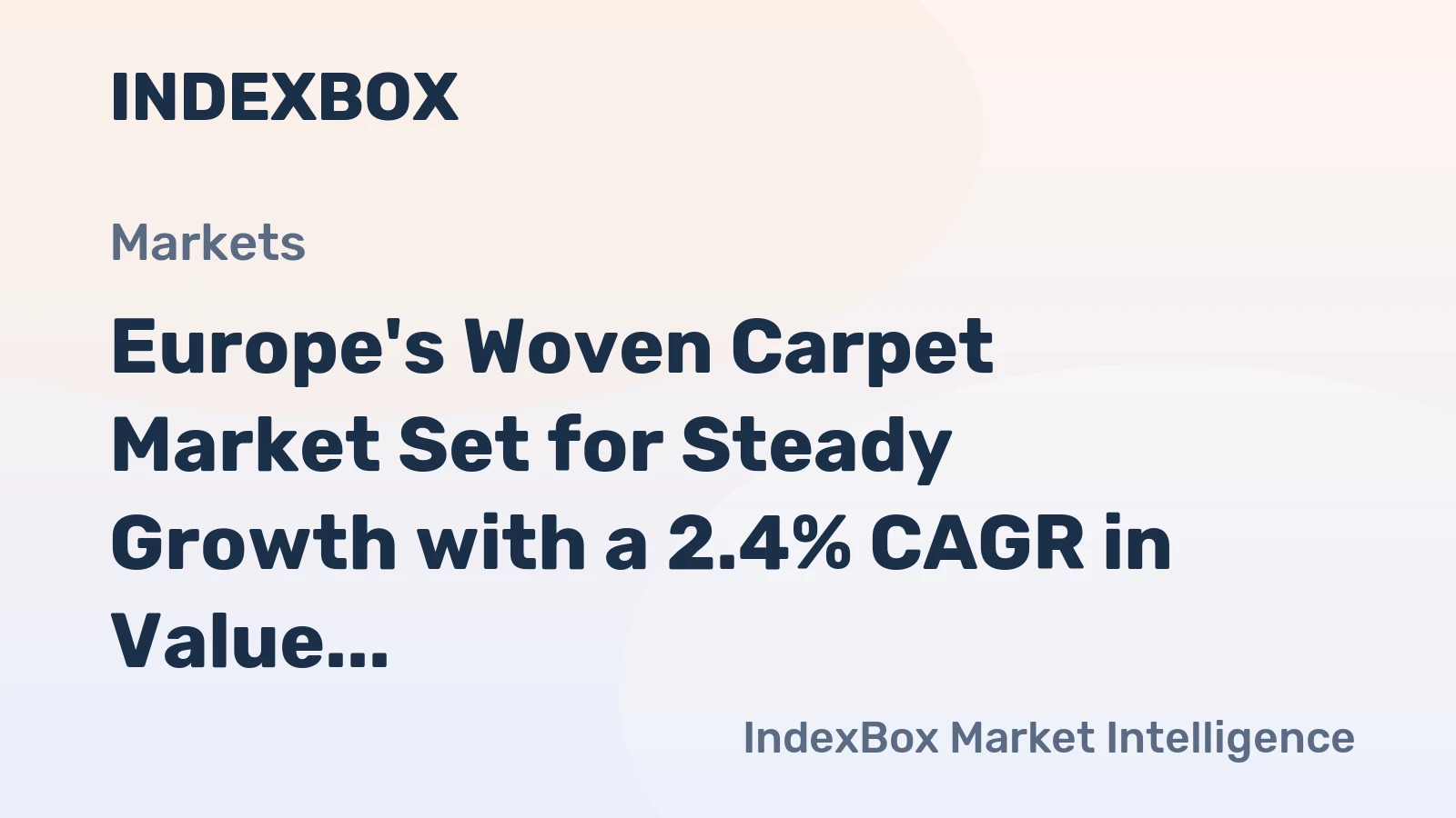Europe's Woven Carpet Market Set for Steady Growth with a 2.4% CAGR in Value Through 2035