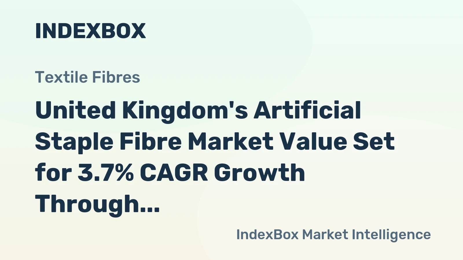 United Kingdom's Artificial Staple Fibre Market Value Set for 3.7% CAGR Growth Through 2035