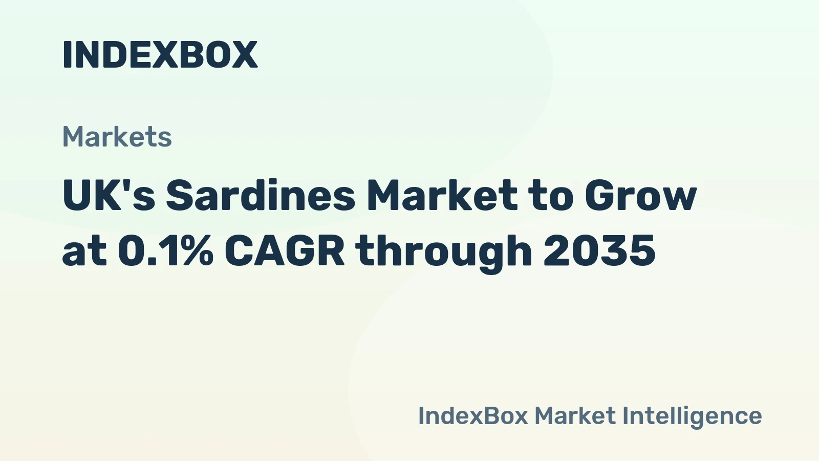 UK's Sardines Market to Grow at 0.1% CAGR through 2035