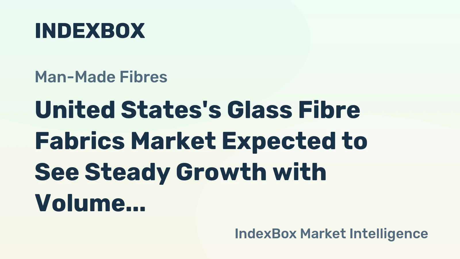 United States's Glass Fibre Fabrics Market Expected to See Steady Growth with Volume Reaching 339K Tons and Value Reaching $11.4B by 2035