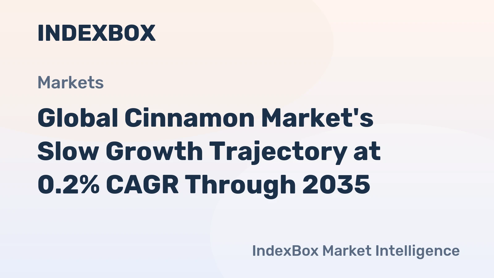 Global Cinnamon Market's Slow Growth Trajectory at 0.2% CAGR Through 2035