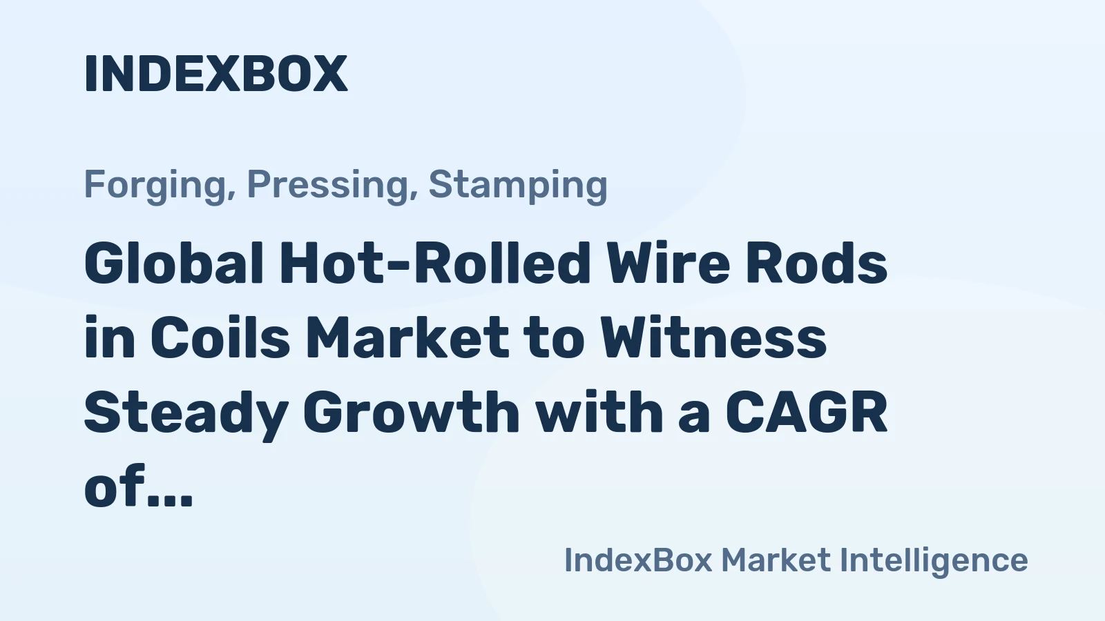 Global Hot-Rolled Wire Rods in Coils Market to Witness Steady Growth with a CAGR of +1.2% from 2024 to 2035
