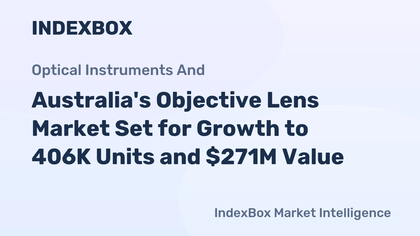 Australia's Objective Lens Market Set for Growth to 406K Units and $271M Value