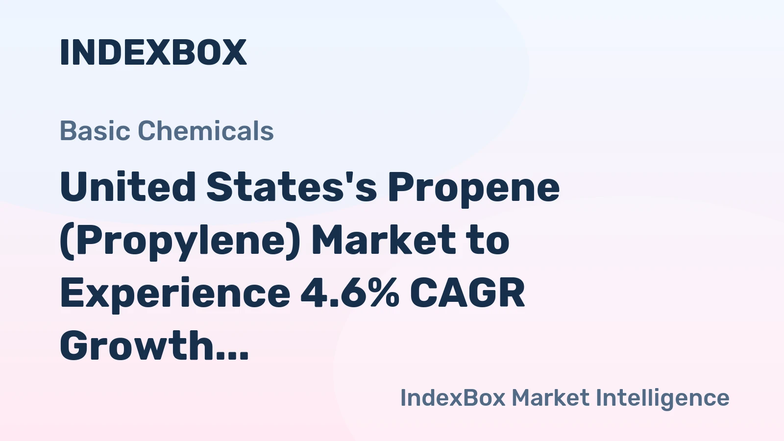 United States's Propene (Propylene) Market to Experience 4.6% CAGR Growth Through 2035
