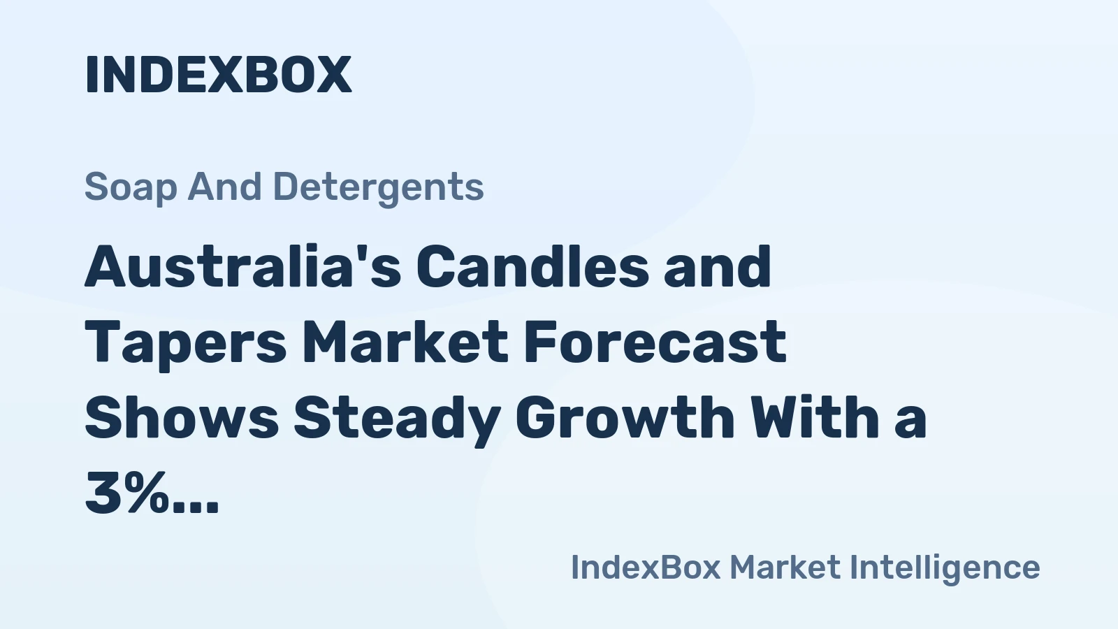 Australia's Candles and Tapers Market Forecast Shows Steady Growth With a 3% CAGR in Value Through 2035