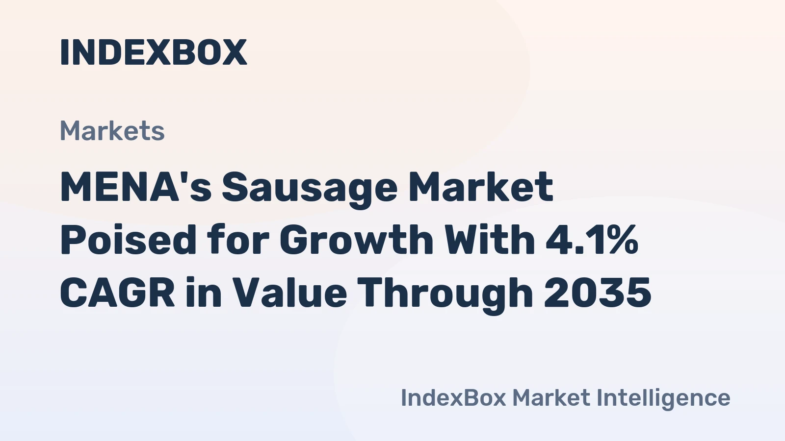 MENA's Sausage Market Poised for Growth With 4.1% CAGR in Value Through 2035