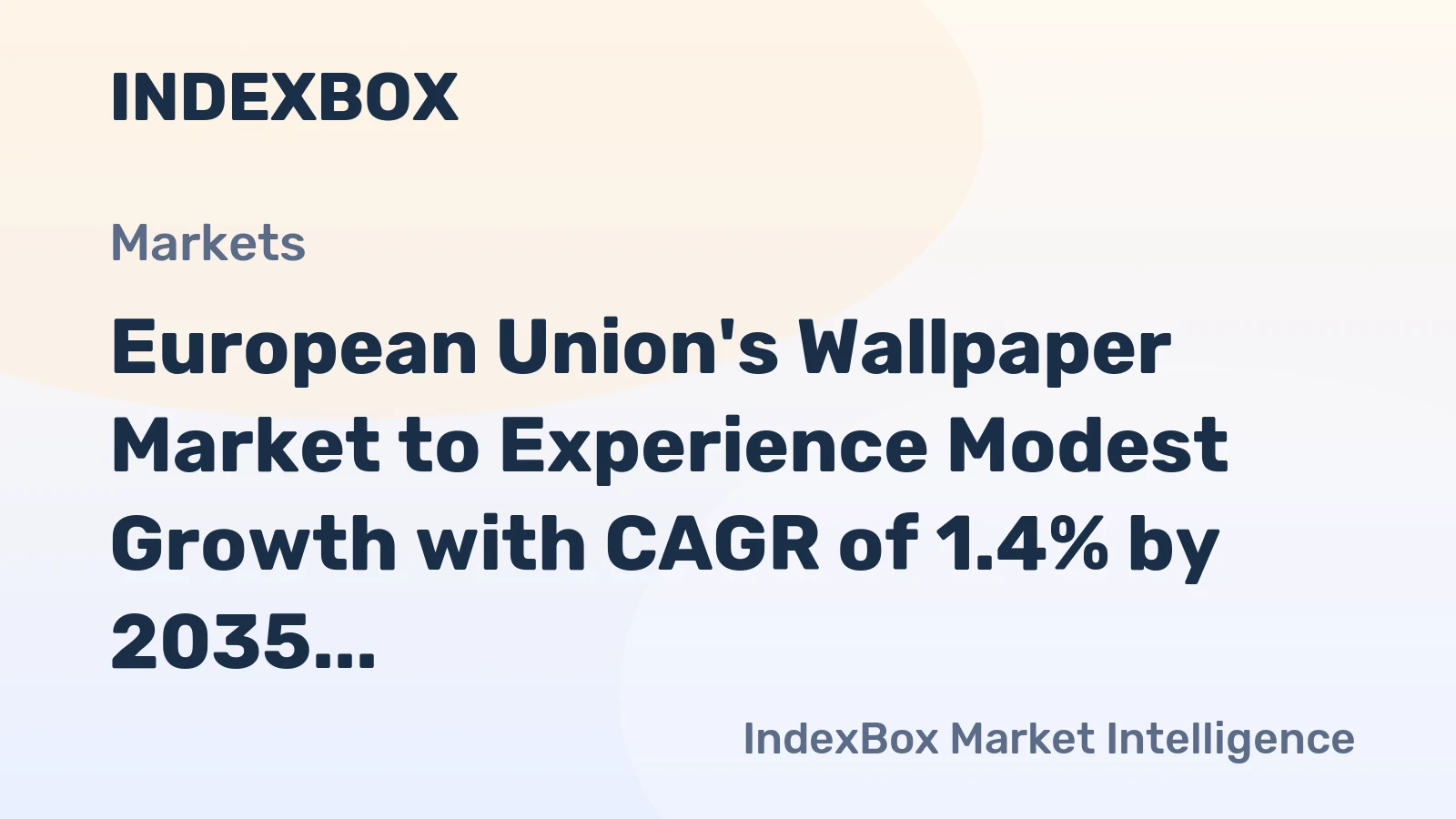 European Union's Wallpaper Market to Experience Modest Growth with CAGR of 1.4% by 2035