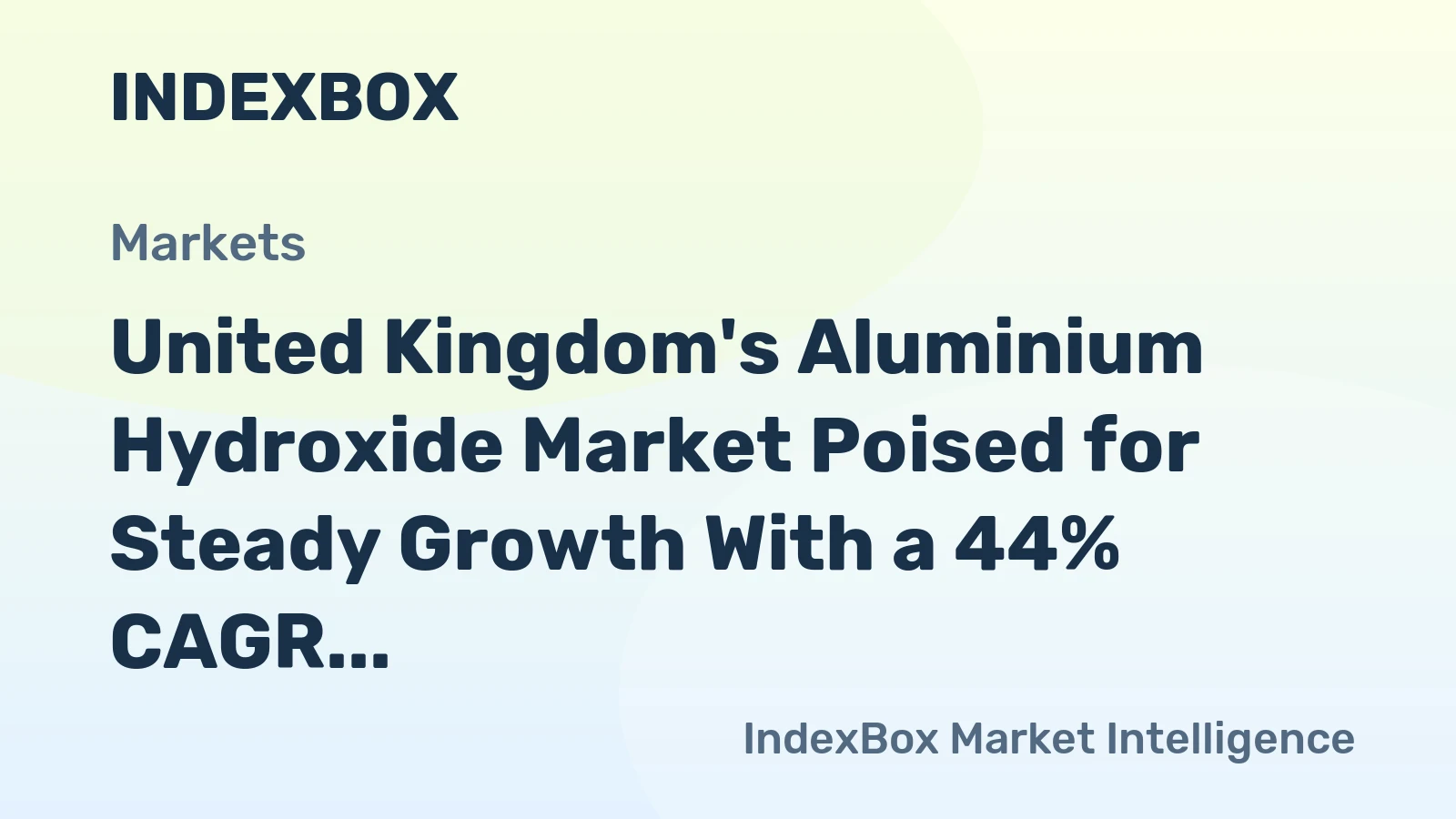 United Kingdom's Aluminium Hydroxide Market Poised for Steady Growth With a 44% CAGR in Value Through 2035