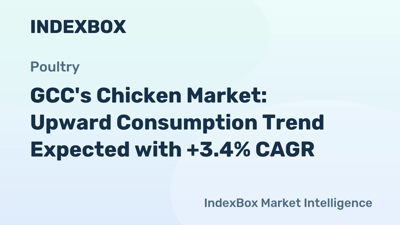 GCC's Chicken Market: Upward Consumption Trend Expected with +3.4% CAGR