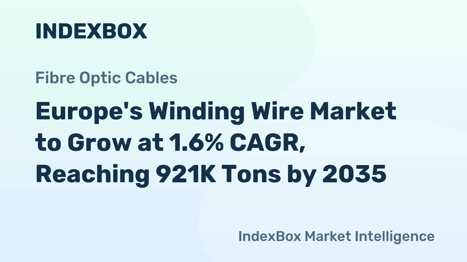 Europe's Winding Wire Market to Grow at 1.6% CAGR, Reaching 921K Tons by 2035