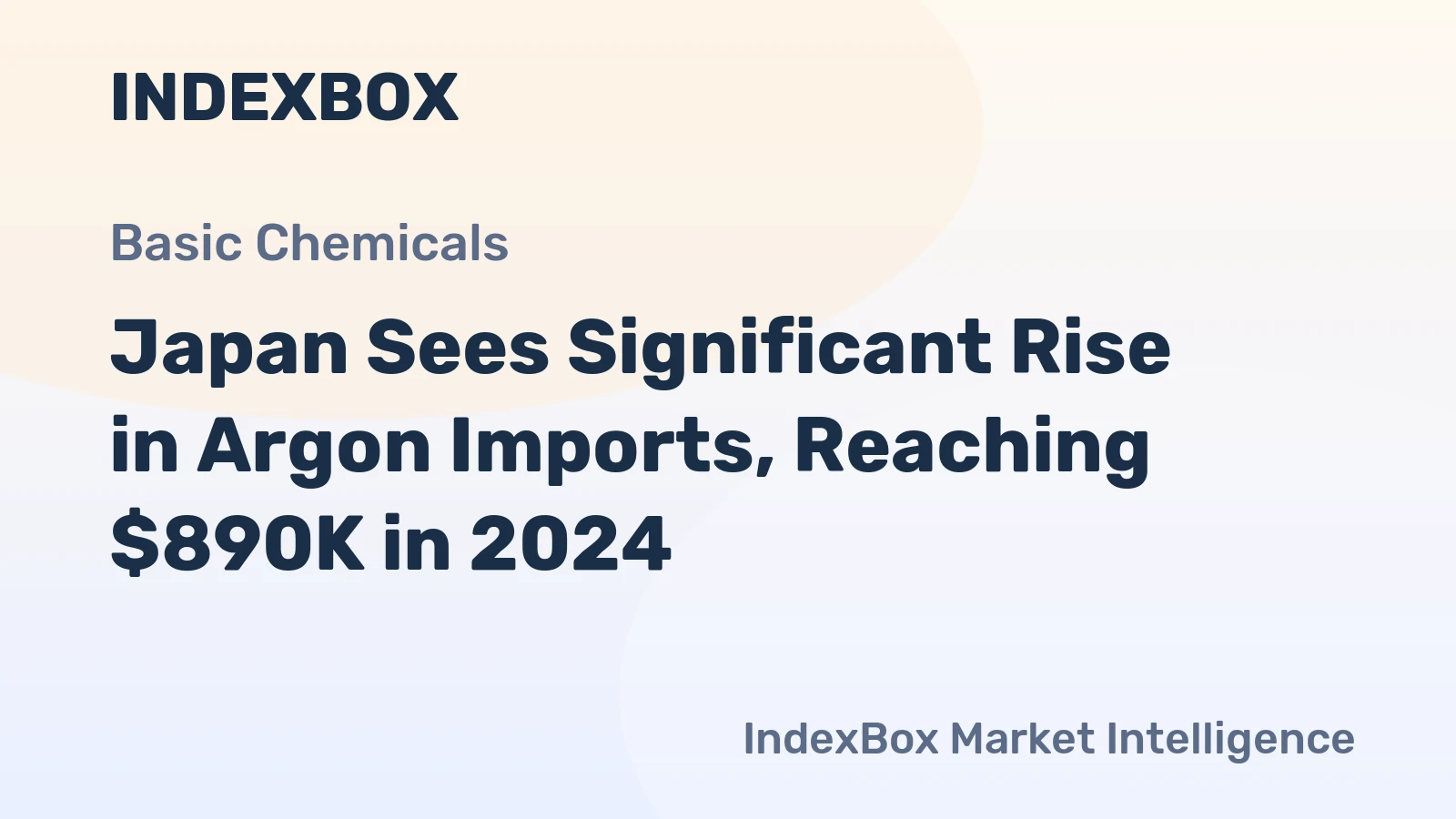 Japan Sees Significant Rise in Argon Imports, Reaching $890K in 2024