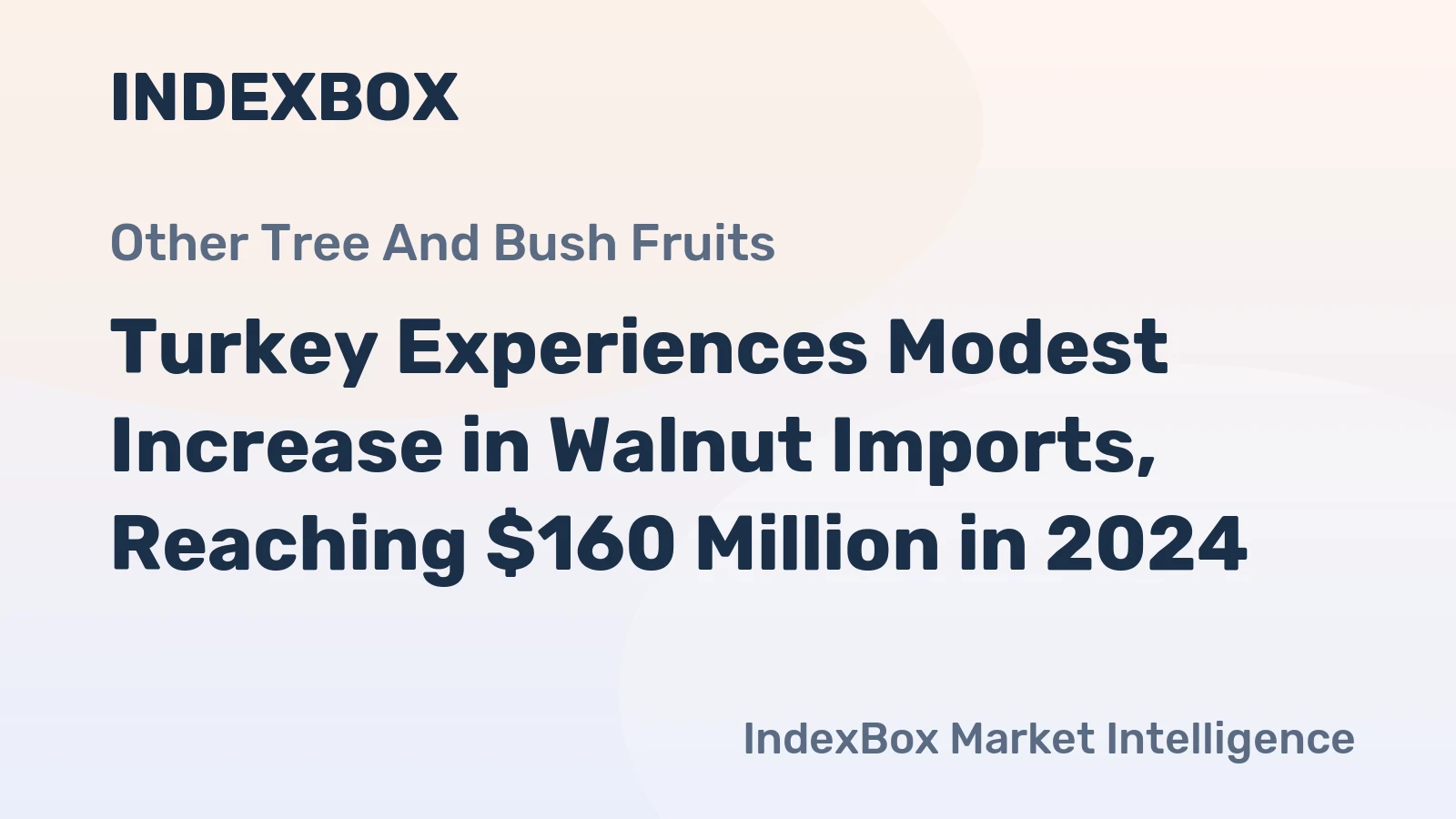 Turkey Experiences Modest Increase in Walnut Imports, Reaching $160 Million in 2024
