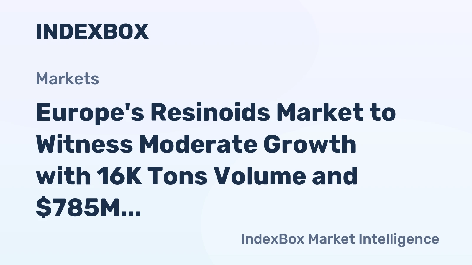 Europe's Resinoids Market to Witness Moderate Growth with 16K Tons Volume and $785M Value by 2035