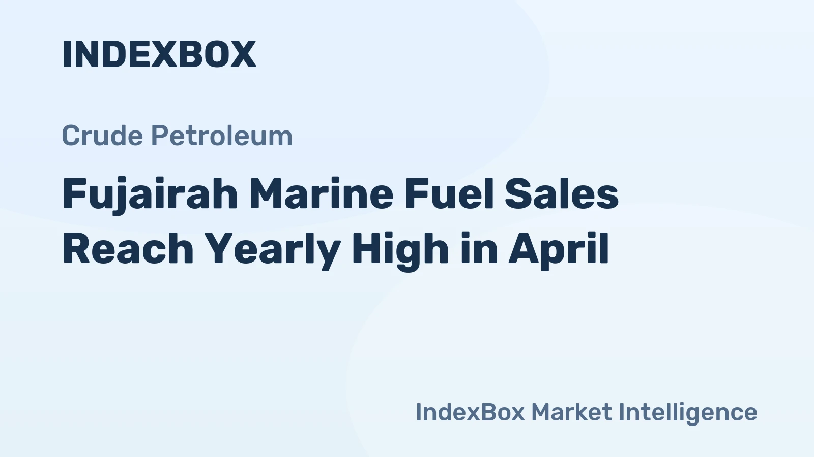 Fujairah Marine Fuel Sales Reach Yearly High in April