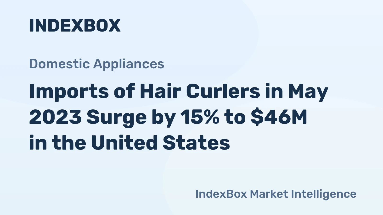 Imports of Hair Curlers in May 2023 Surge by 15% to $46M in the United States