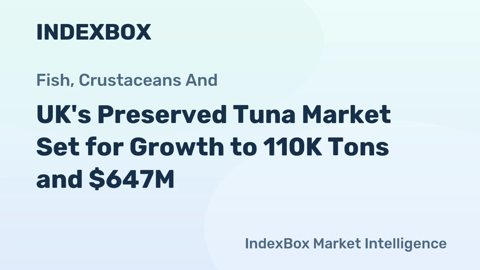 UK's Preserved Tuna Market Set for Growth to 110K Tons and $647M